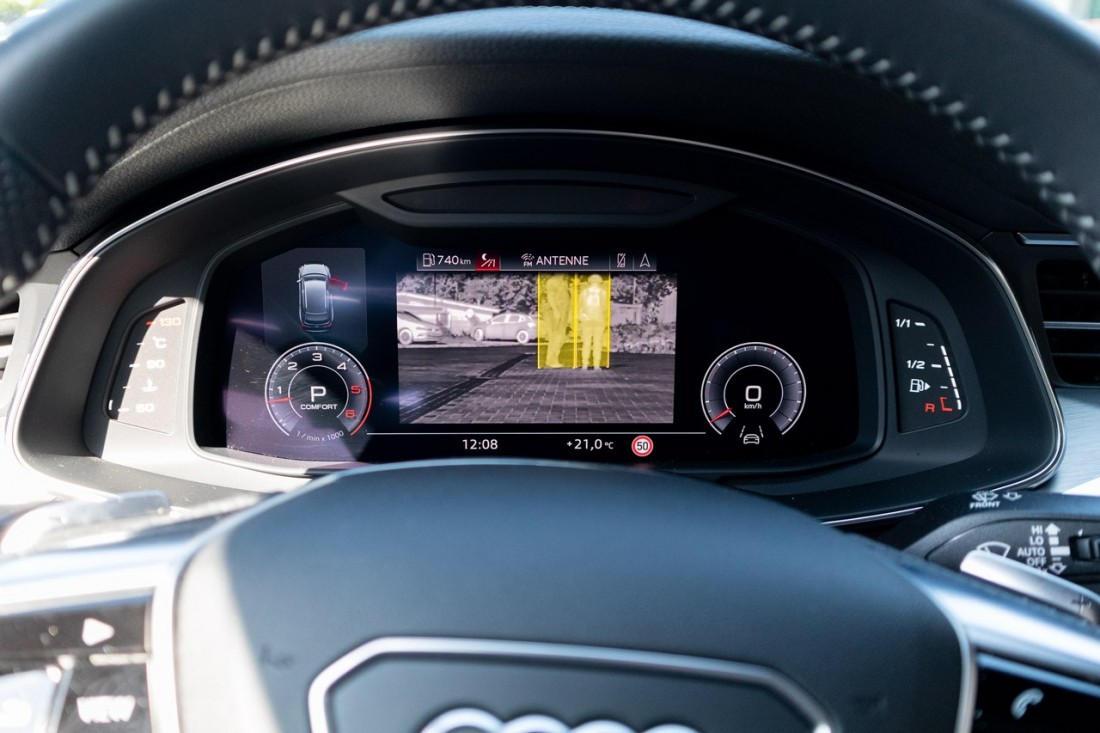 Night vision för Audi A6 (mörkerkamera / värmekamera)