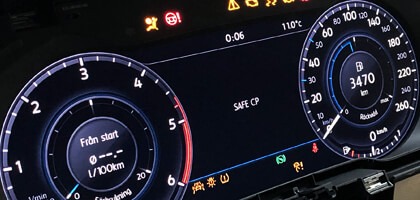 Volkswagen Active info display installation / retrofit - eftermontering.se